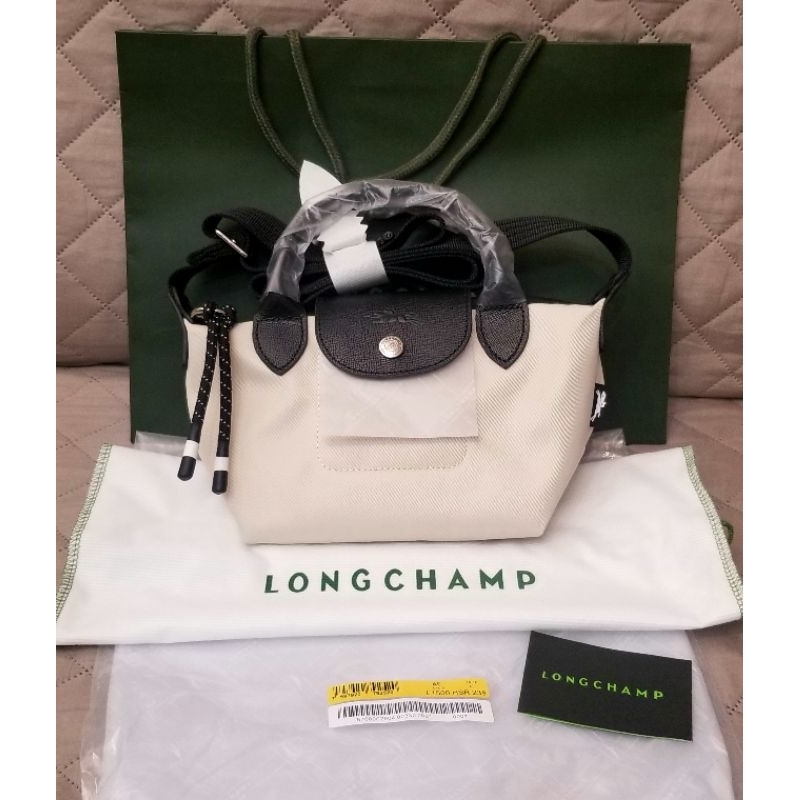 Authentic LC Limited Edition Ivory White Le Pliage 1500 Mini Sling Bag ...