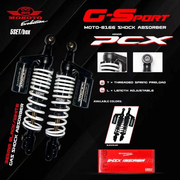 Gas Shock Absorber / Rear Shock 365mm - Honda PCX | Shopee Philippines