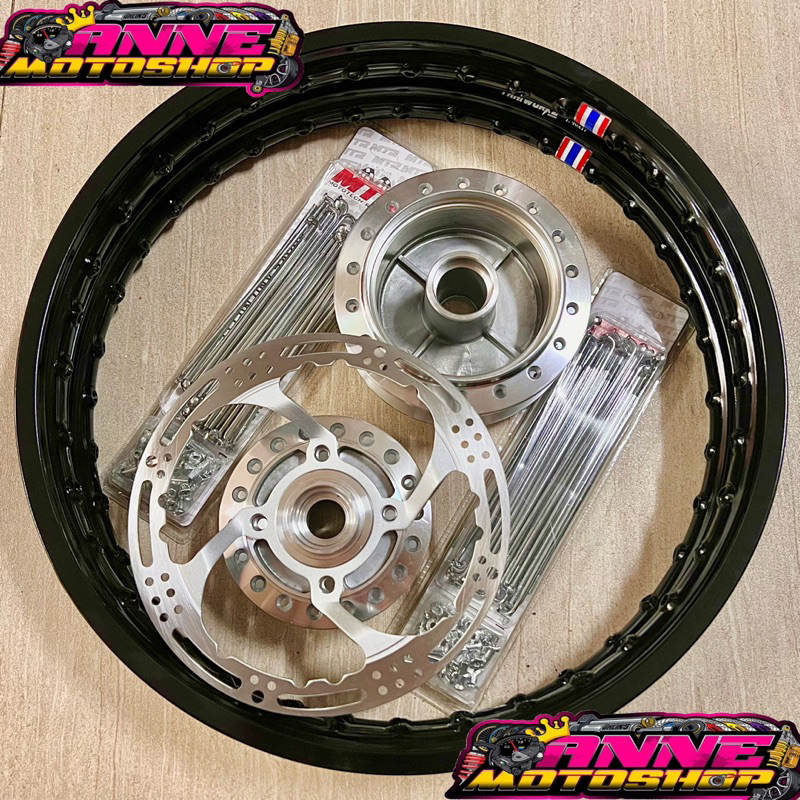 Rimset For Xrm,Wave,Rs125,Wave Gilas(For Bowltype Disc) | Shopee ...