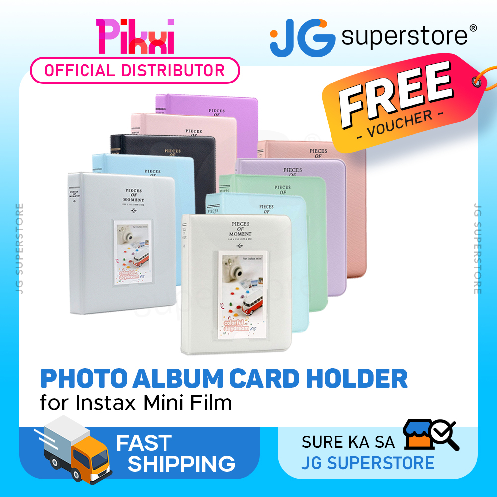 Pikxi AM64 3" Cute Photo Album with 64 Pockets Photos for Fujifilm ...