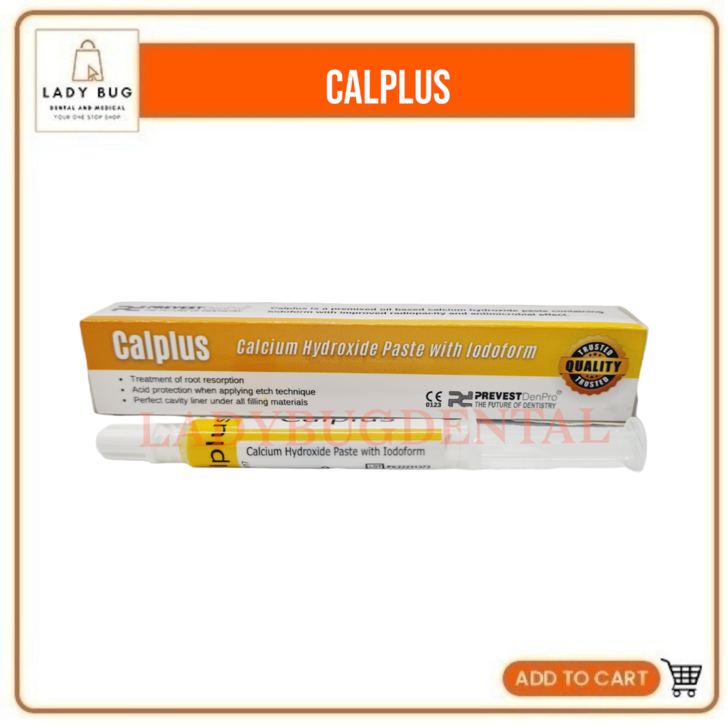 CALPLUS CALCIUM HYDROXIDE PASTE WITH IODOFORM | Shopee Philippines
