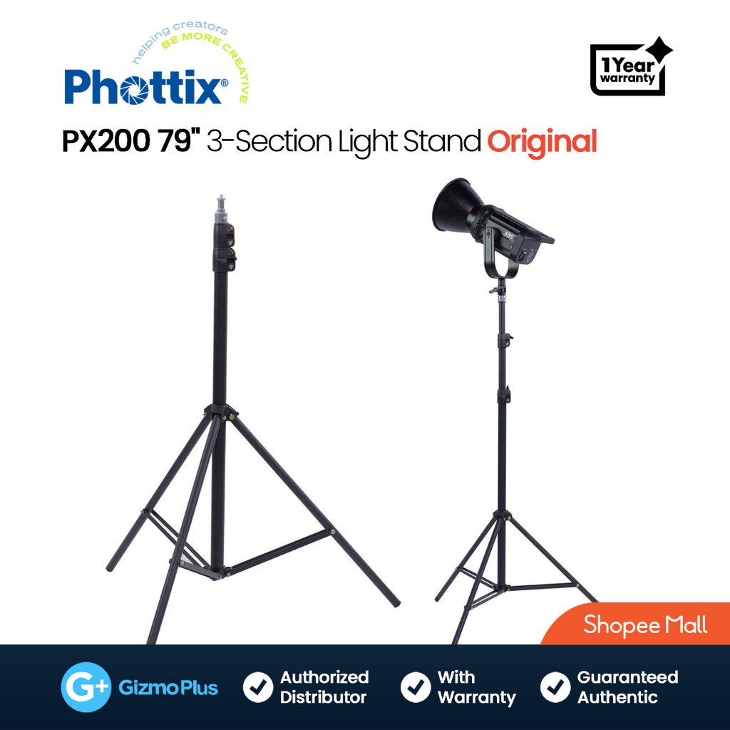 Phottix PX200 Light Stand (200 CM/79") | Shopee Philippines