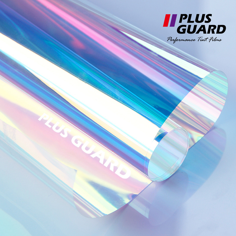 Chameleon Blue/Iridescent Color-Shifting Rainbow Window Tint Film Self ...
