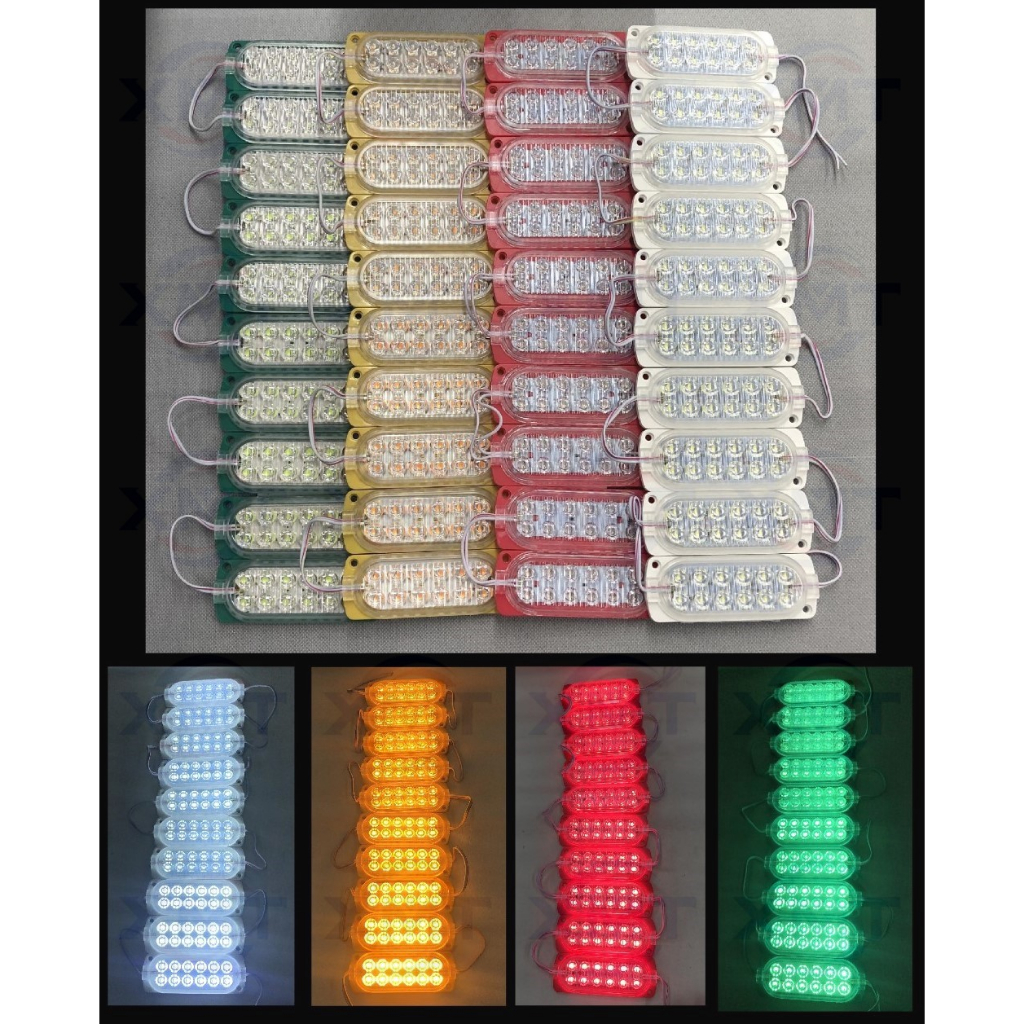 Module LED Lights 12V 12LED (10Pcs/5Pcs) | Shopee Philippines