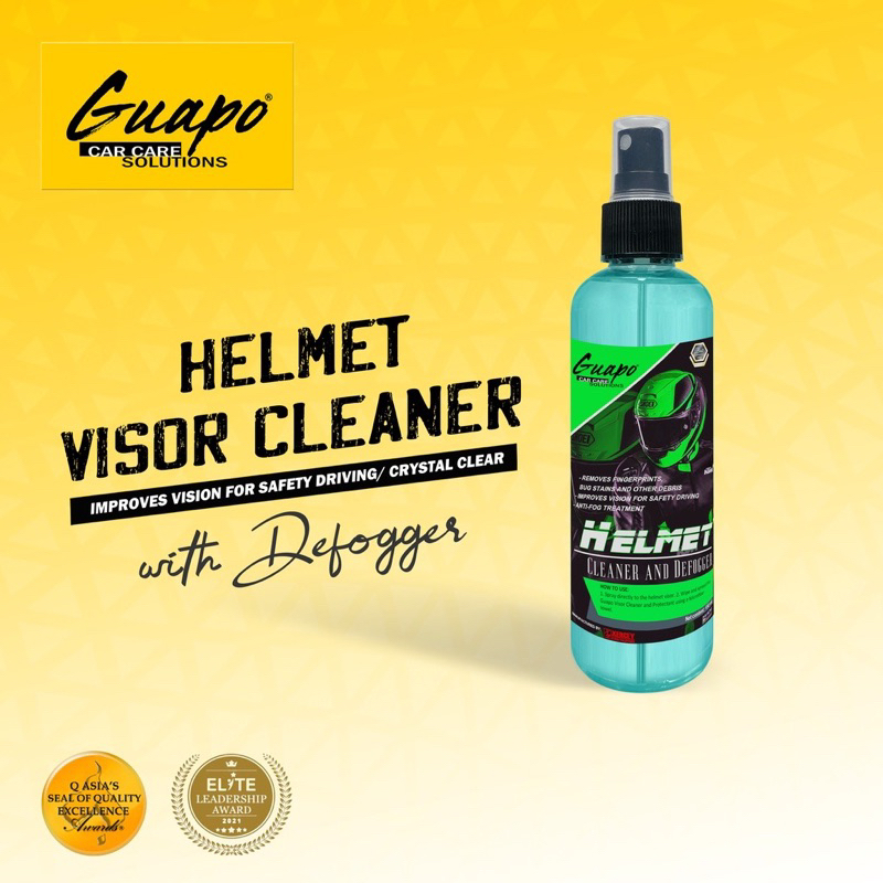 Guapo Car Care Helmet Visor Cleaner with defogger | Shopee Philippines
