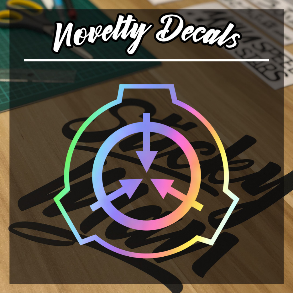 SCP Foundation Logo Vinyl Decal | Shopee Philippines