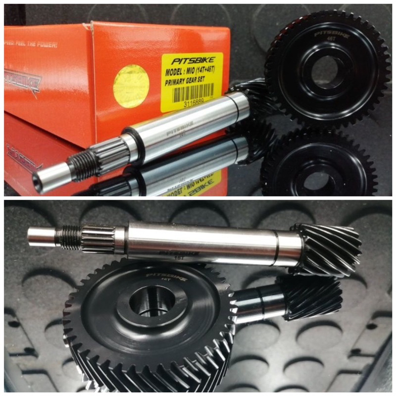 Pitsbike Racing Primary Gear set Lighten Mio 100 Mio115 Sporty 14/46 ...