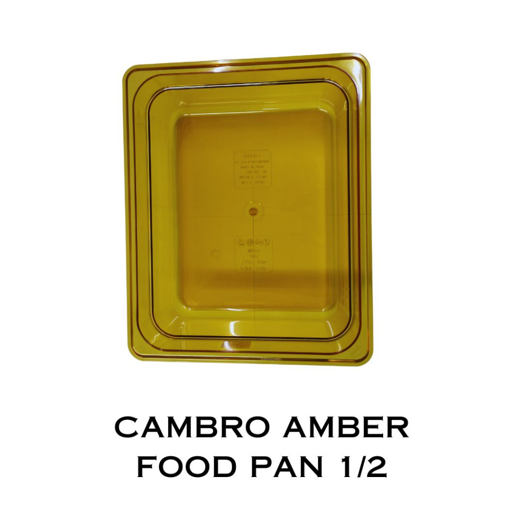Cambro Amber Food Pan 1/2 x 4 inch 24HP | Shopee Philippines