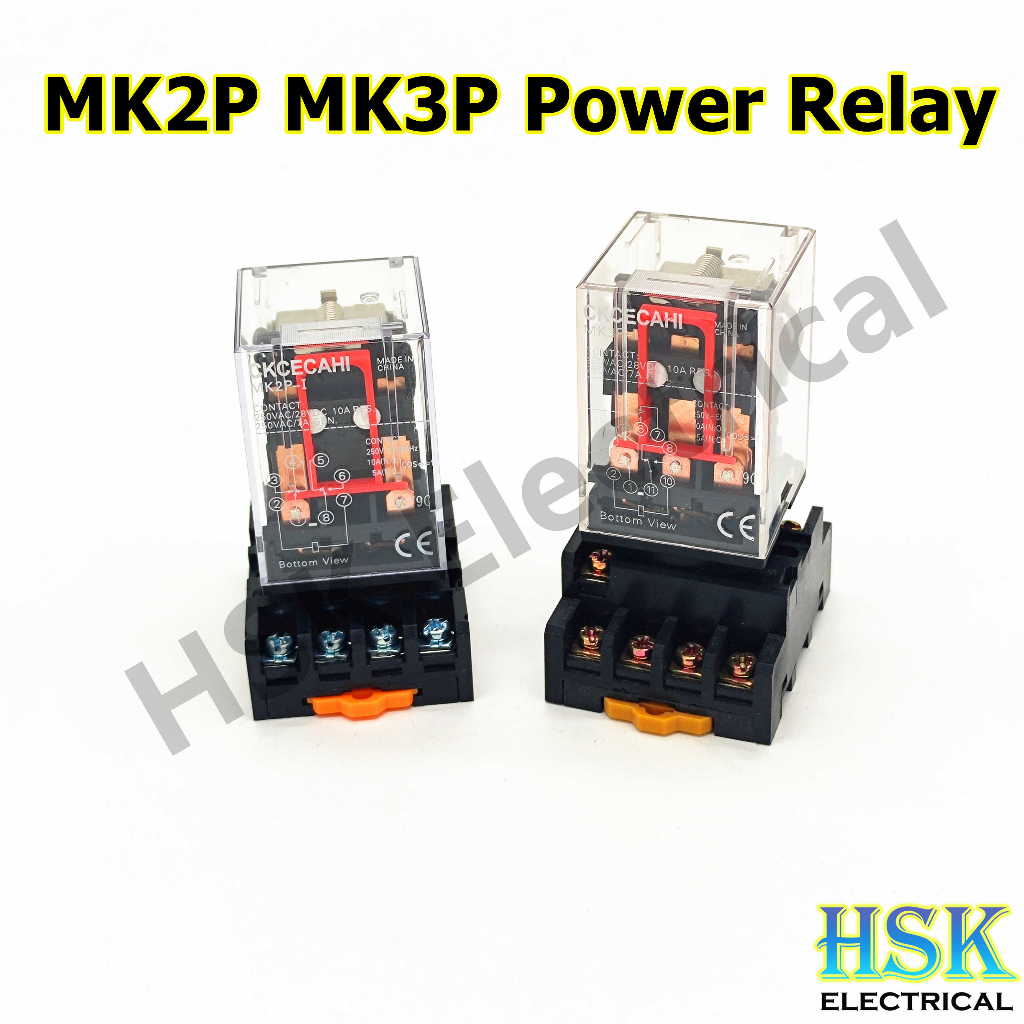 MK2P MK3P Power Relay 10A with socket | Shopee Philippines