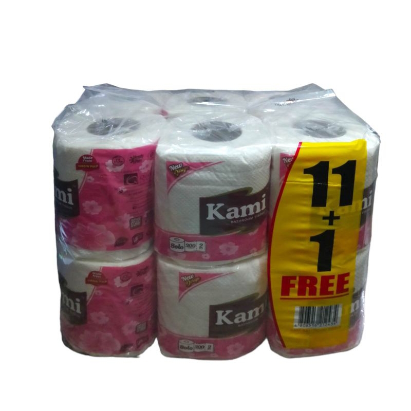 Kami tissue 2ply 11+1free (individually wrapped) | Shopee Philippines