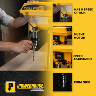 POWERHOUSE Industrial Bench Drill Press Machine 13mm 1/2HP Pure Copper ...
