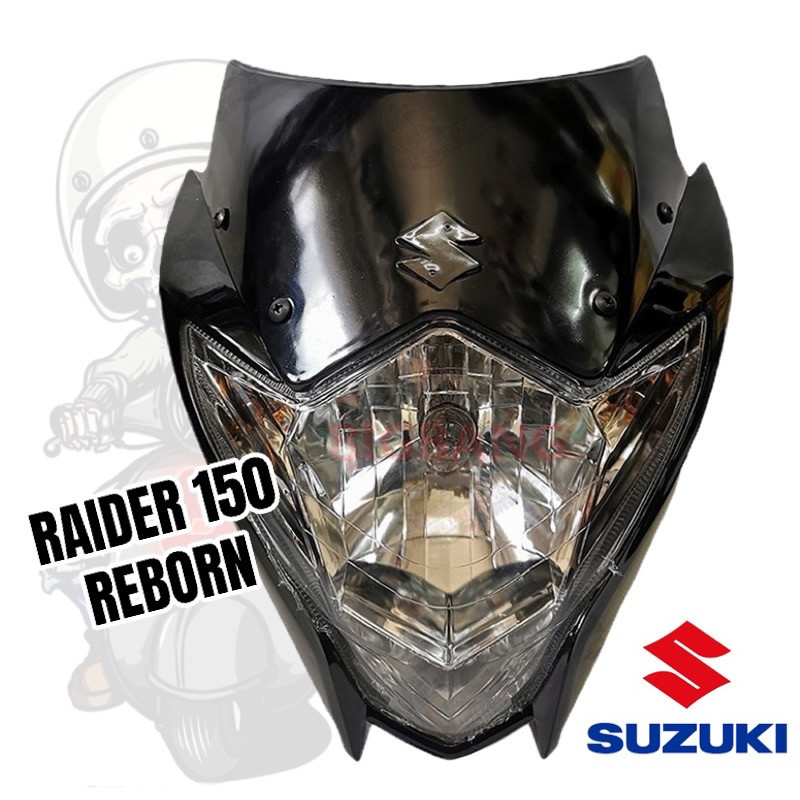BIGBANG Motorcycle Suzuki Raider 150 Reborn Headlight Full Face Assy w ...