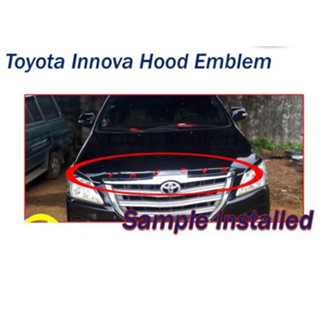 Toyota Innova Hood Emblem Front Hood Emblem Badge Sticker Logo Decals ...