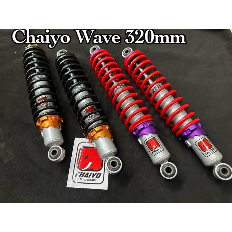 CHAIYO Rear Shock 320mm for WAVE / XRM | Shopee Philippines