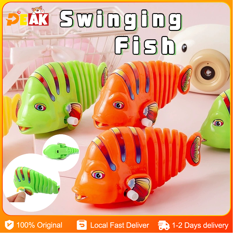 Children Educational Toys Clockwork Swinging Fish Running Can Swing ...