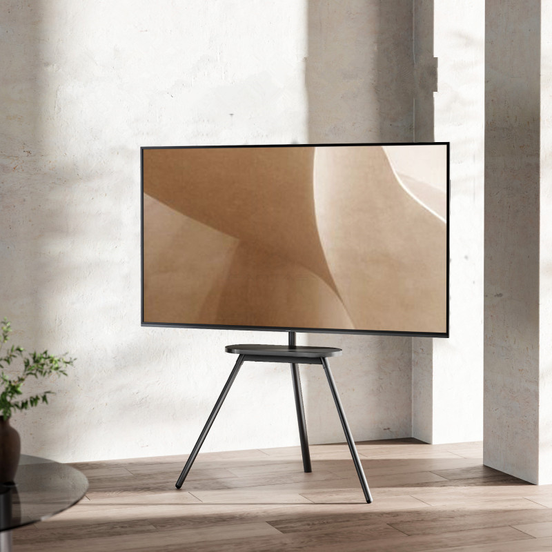 Fantasy Brateck EASEL STUDIO TV FLOOR STAND WITH MELAMINE SHELF with a ...