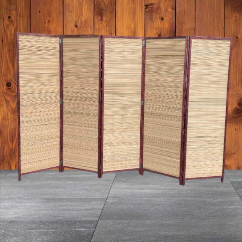 DIVIDER MOVEABLE with WHEELS/ROOM SHADES/PARTITION BIG/4PANELS 6FT H ...