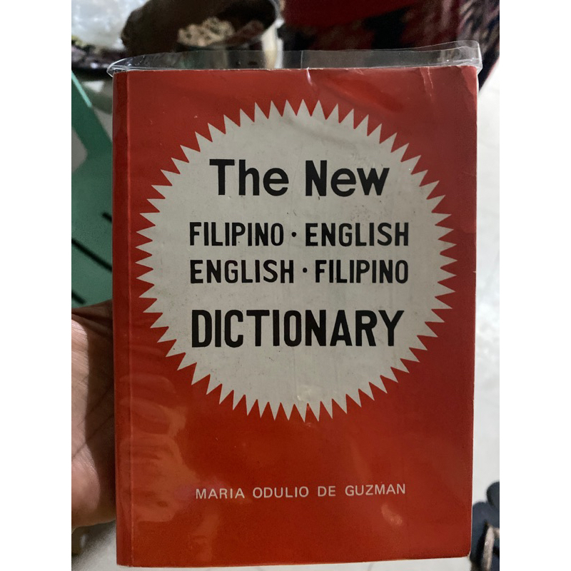The New Filipino - English English-Filipino Dictionary | Shopee Philippines