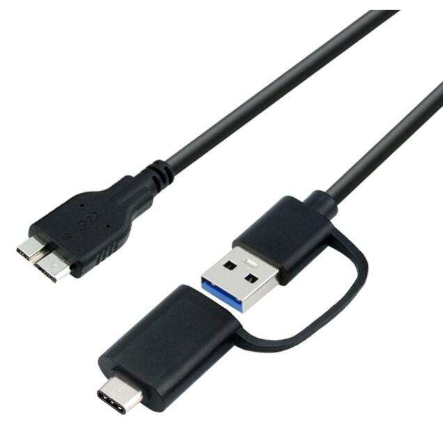 Dual Purpose USB Type C to Micro USB Fast Data Transfer & Charge Cable ...
