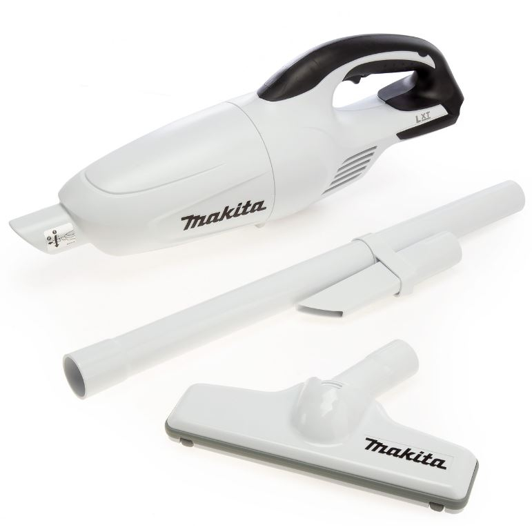 MAKITA WHITE Li-Ion Cordless Vacuum Cleaner 18V 650ML Handheld Vacuum ...