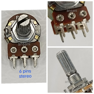 VOLUME CONTROL POTENTIOMETER MONO STEREO MASTER 1PIECE | Shopee Philippines