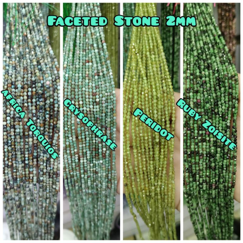 High Quality Stone 2mm Africa torquoise,Crysophrase, Peridot,Ruby ...