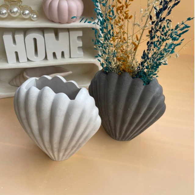 Aesthetic shell vase, home decor | Shopee Philippines