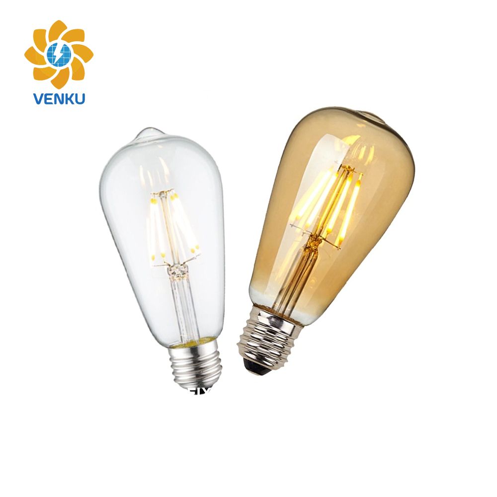 Venku Retro LED Filament Bulb Lamp / Vintage Candle Light Edison Bulb ...
