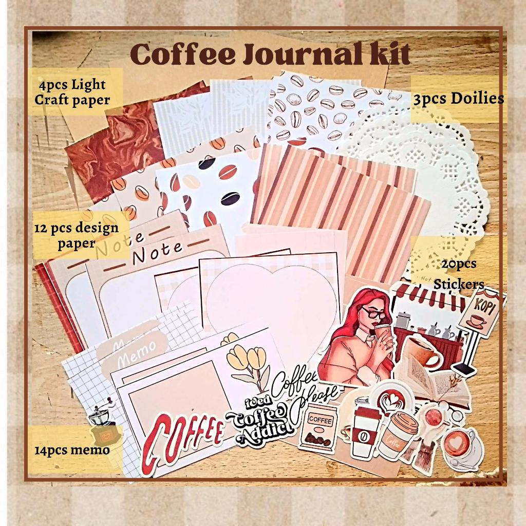 Coffee Journal Kit ( Bundle 50 pcs) | Shopee Philippines