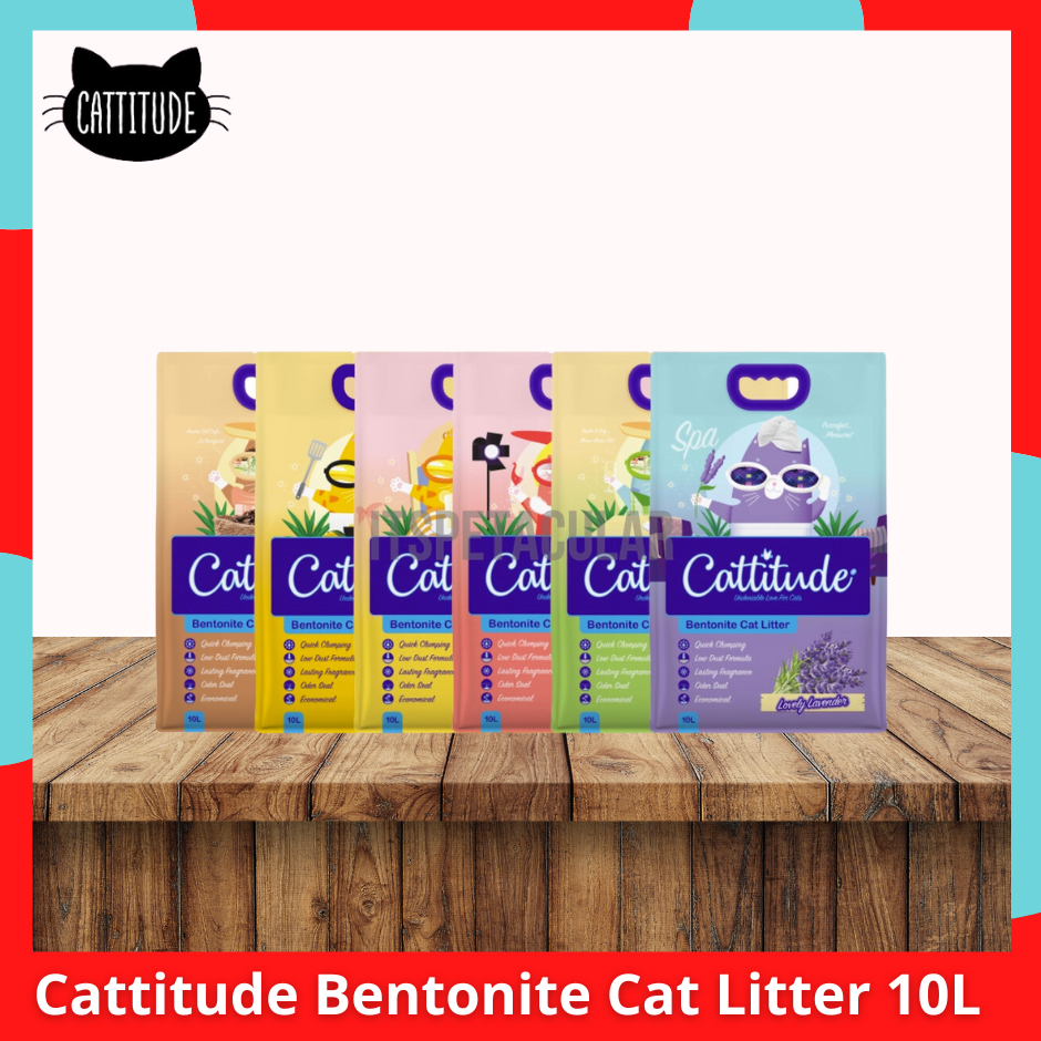 Cattitude Bentoniote Cat Litter 10L | Shopee Philippines