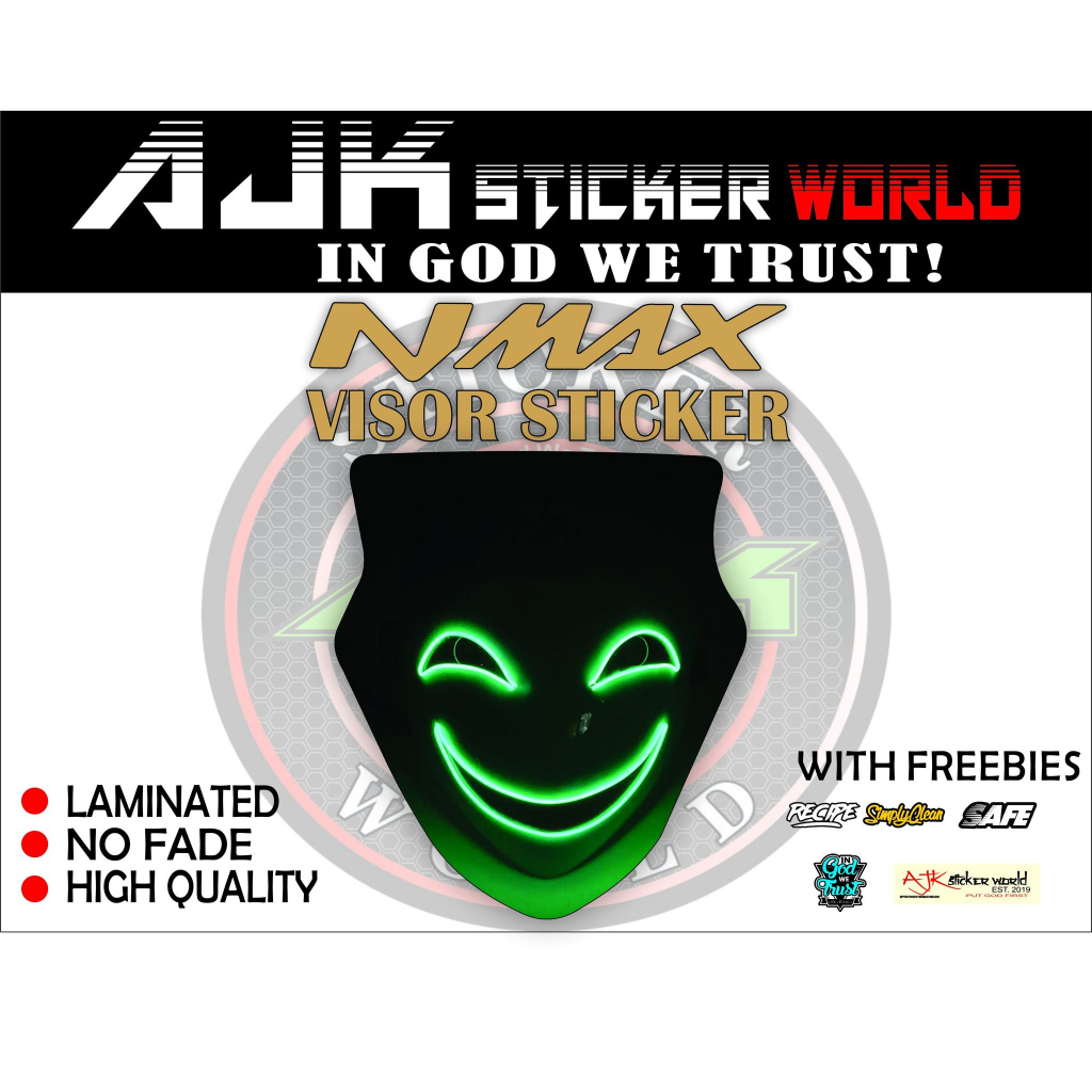 Yamaha Nmax Visor Sticker | Shopee Philippines