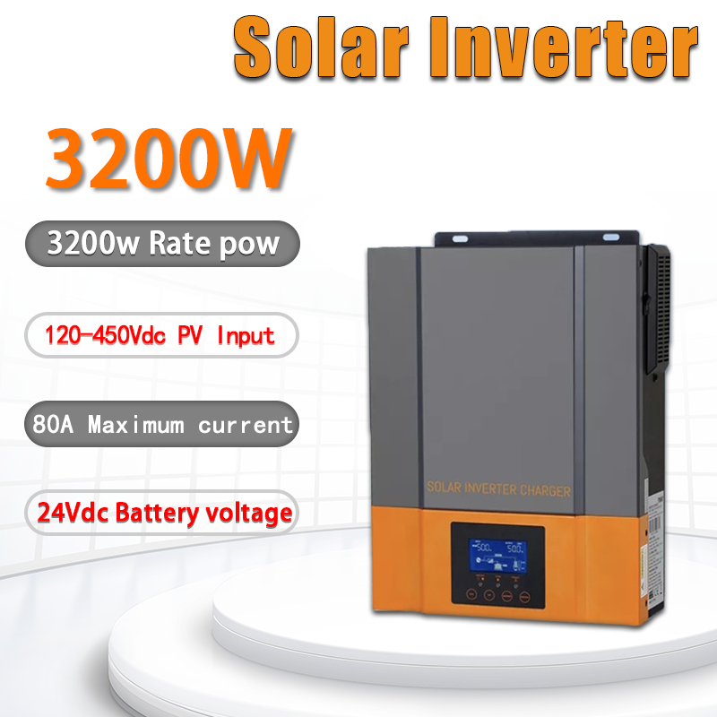 【Inverter】3200W 24V Pure Sine Wave Hybrid Solar Inverter For Solar ...