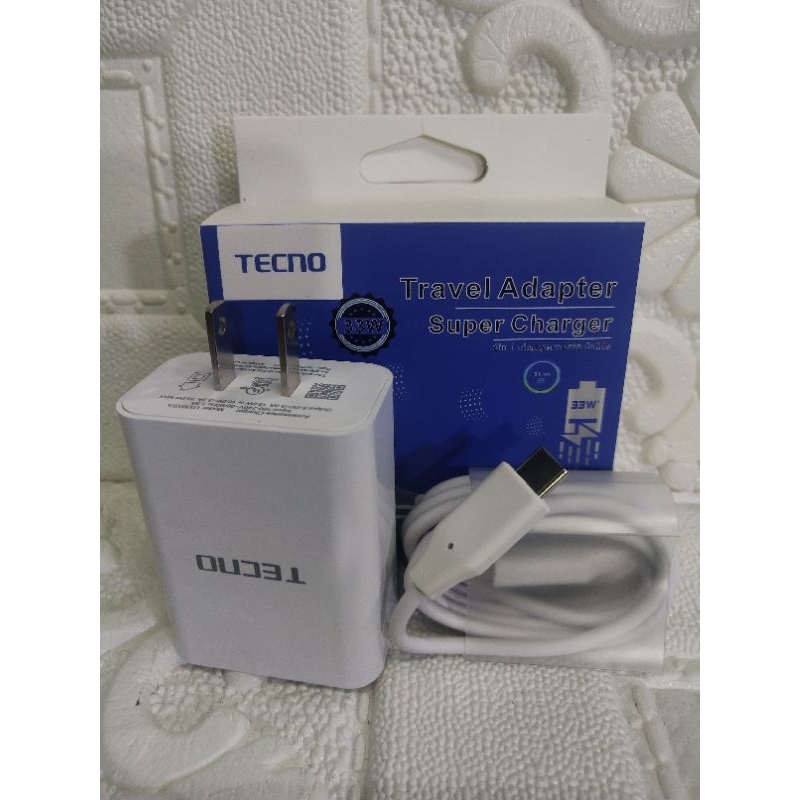 100% original tecno U100XSA U330XSA 33w usb fast travel charger max ...