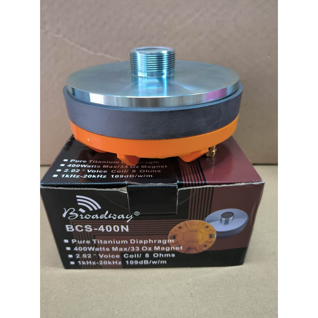 broadway BCS-400N 400 Watts 8 Ohms Compression Driver Unit NEW VERSION ... broadway BCS-400N 400 Watts 8 Ohms Compression Driver Unit NEW VERSION ...