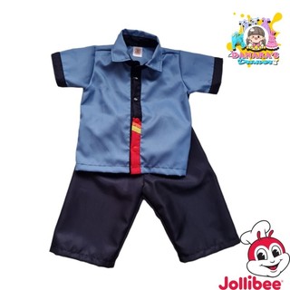 JOLLIBEE MANAGER COSTUME POLO+PANTS+NAME PLATE | Shopee Philippines