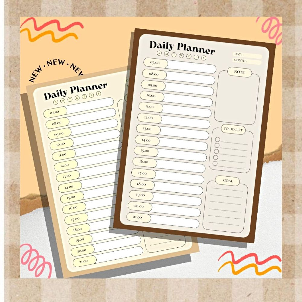 Daily Planner Cute Notepads, Memopad, Aesthetic Notepad | Shopee ...