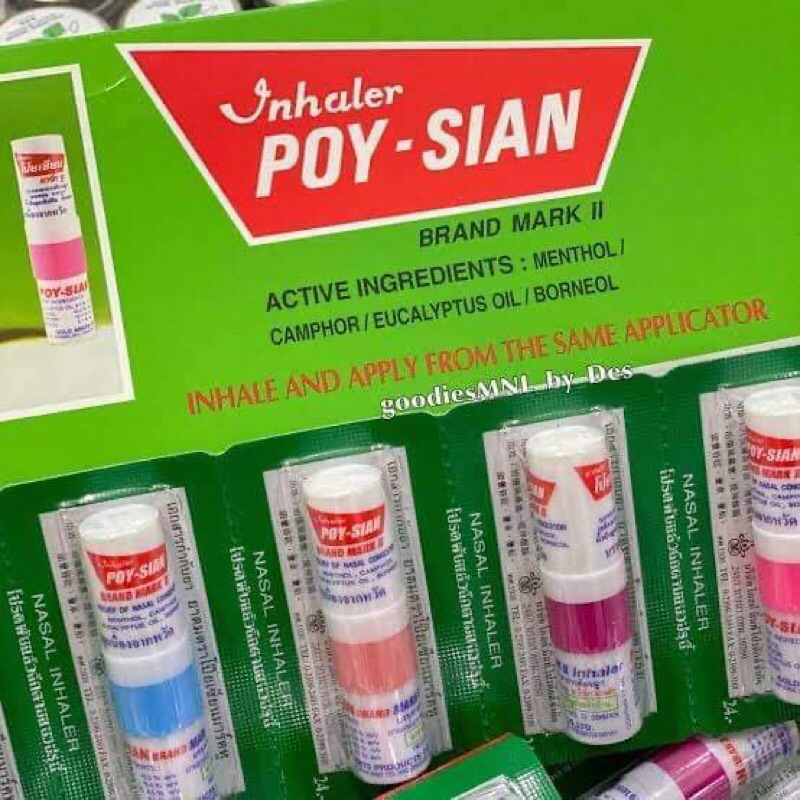 Poysian 2 in 1 inhaler(Thailand) | Shopee Philippines