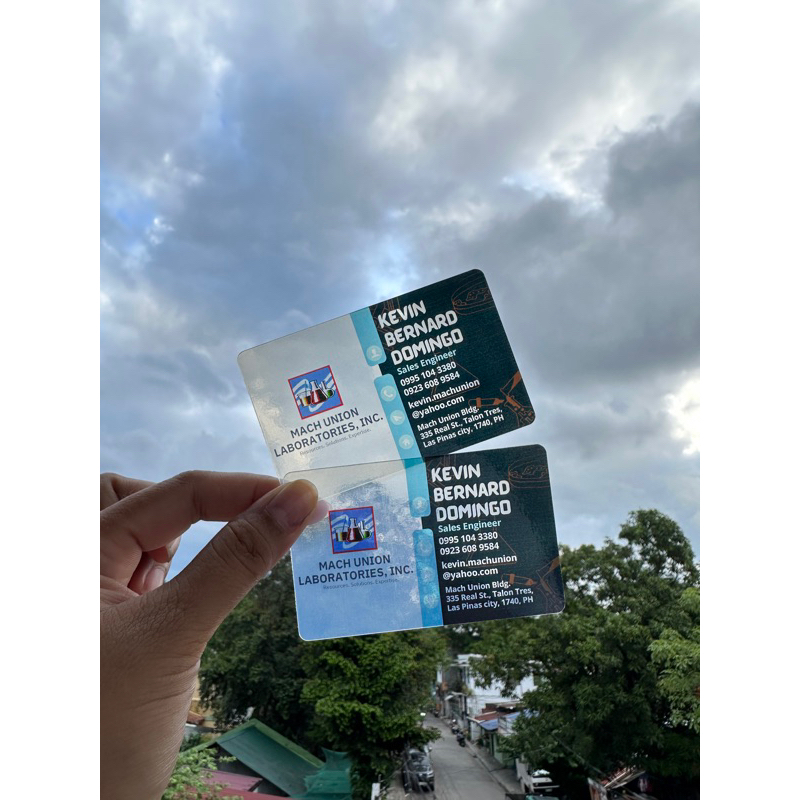 Transparent Frosted Clear Calling Card | Shopee Philippines