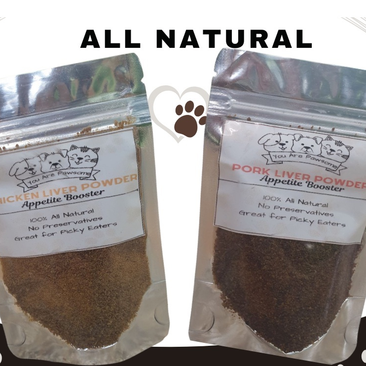 Chicken liver powder Pork liver powder for dogs & cats Appetite Booster ...