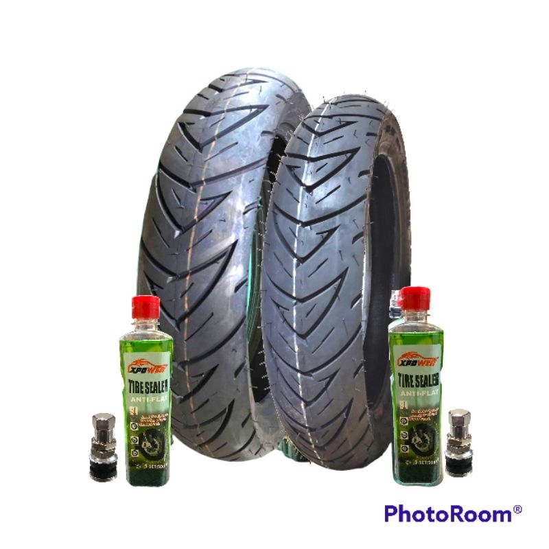 POWERTIRE SIZE14 SET For 2 TIRES BRANDNEW(free sealant & pito) | Shopee Philippines