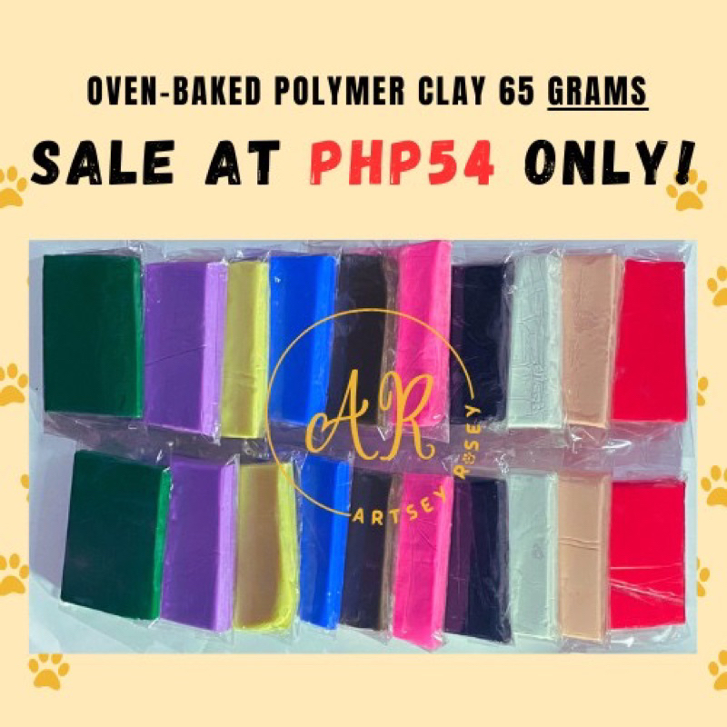 65g Oven-Baked Polymer Clay | Shopee Philippines