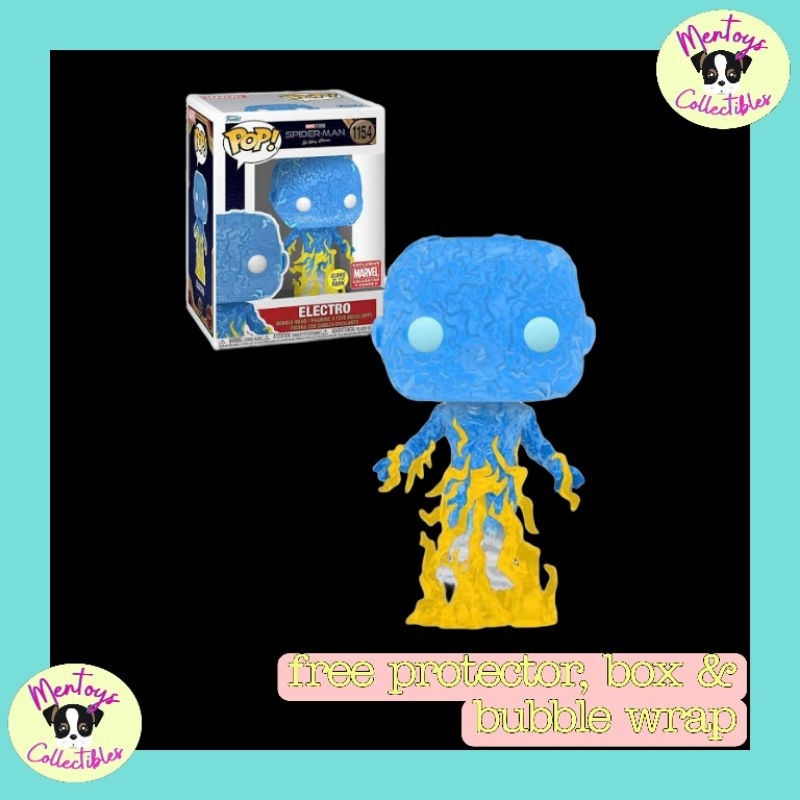 Funko Pop! Spider-Man No Way Home: Electro #1154 (GITD)(Marvel Corps ...
