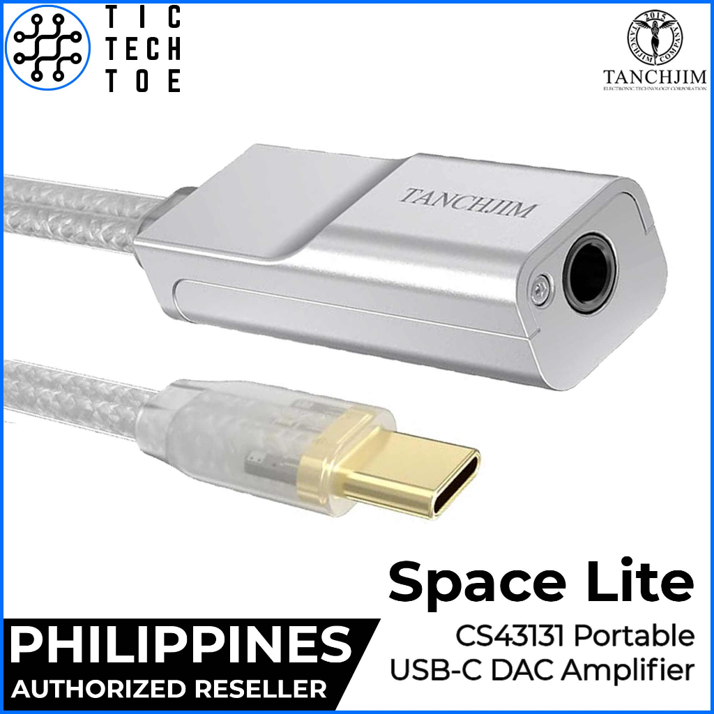 Tanchjim Space Lite USB Type-C 3 to 3.5mm CS43131 Amplifier Mini DAC/AMP Earphone Headphone ...
