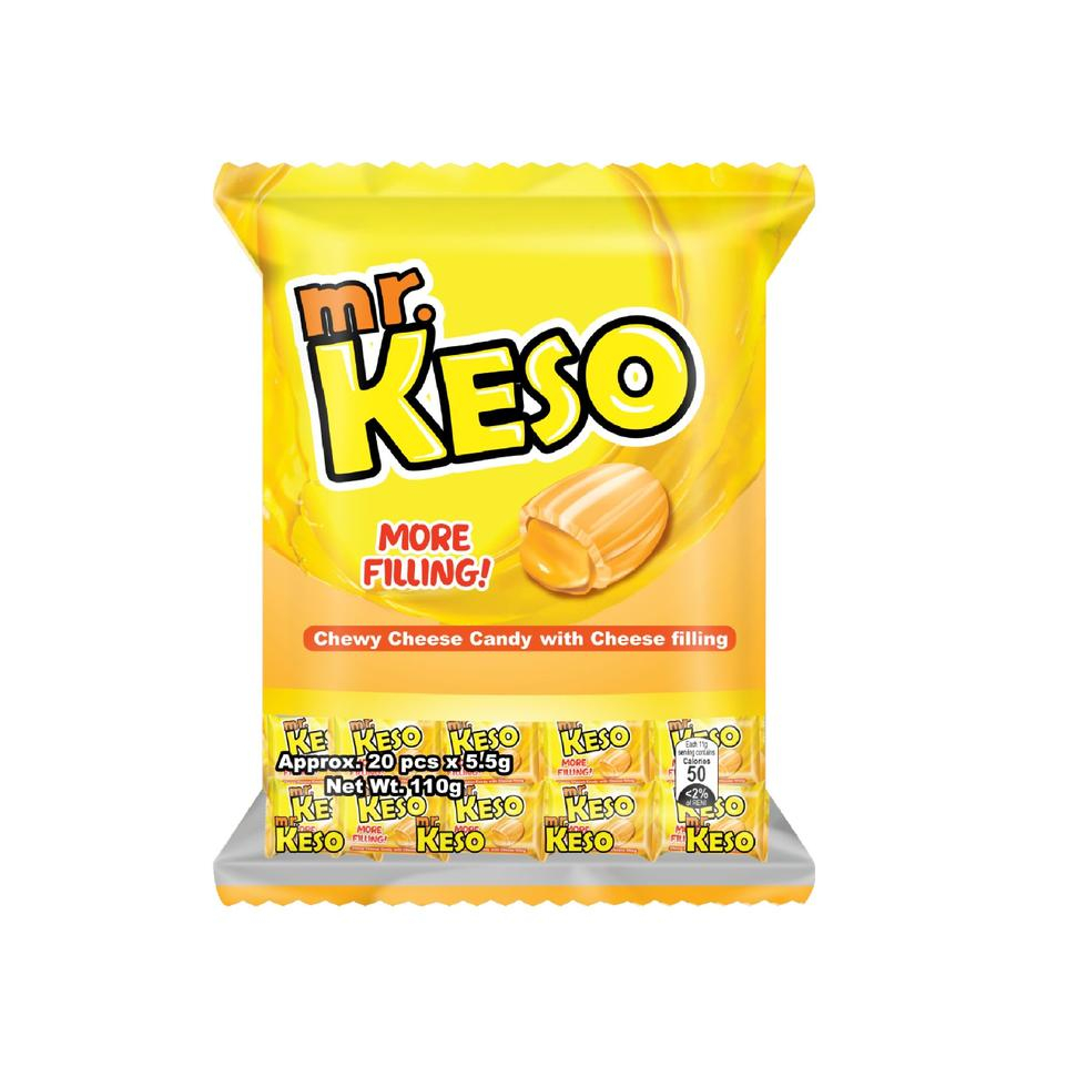 Mr. Keso Chewy Cheese Candy With Cheese Filling 114g | Shopee Philippines