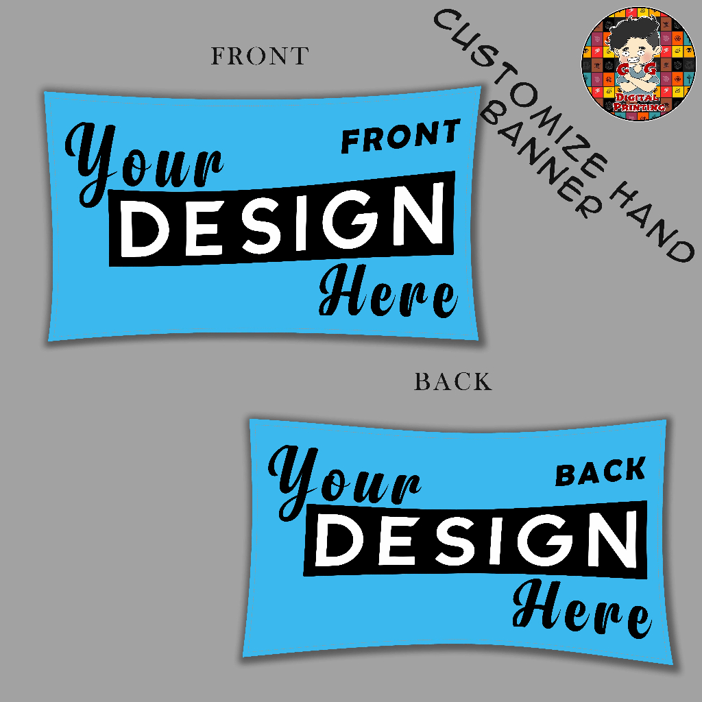 Customize Design Cloth Hand Banner | Shopee Philippines