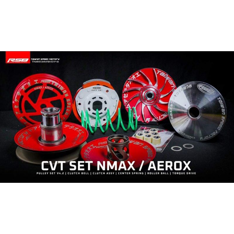 RS8 CVT set for Aerox Nmax | Shopee Philippines