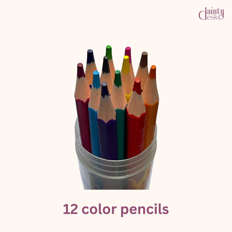 Wood-Free Color Pencil in Tube Case | Shopee Philippines