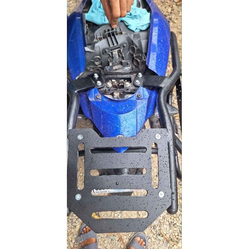 YAMAHA SNIPER 150 TOP BOX BRACKET WITH SIDE PANNIER BRACKET HEAVY-DUTY ...