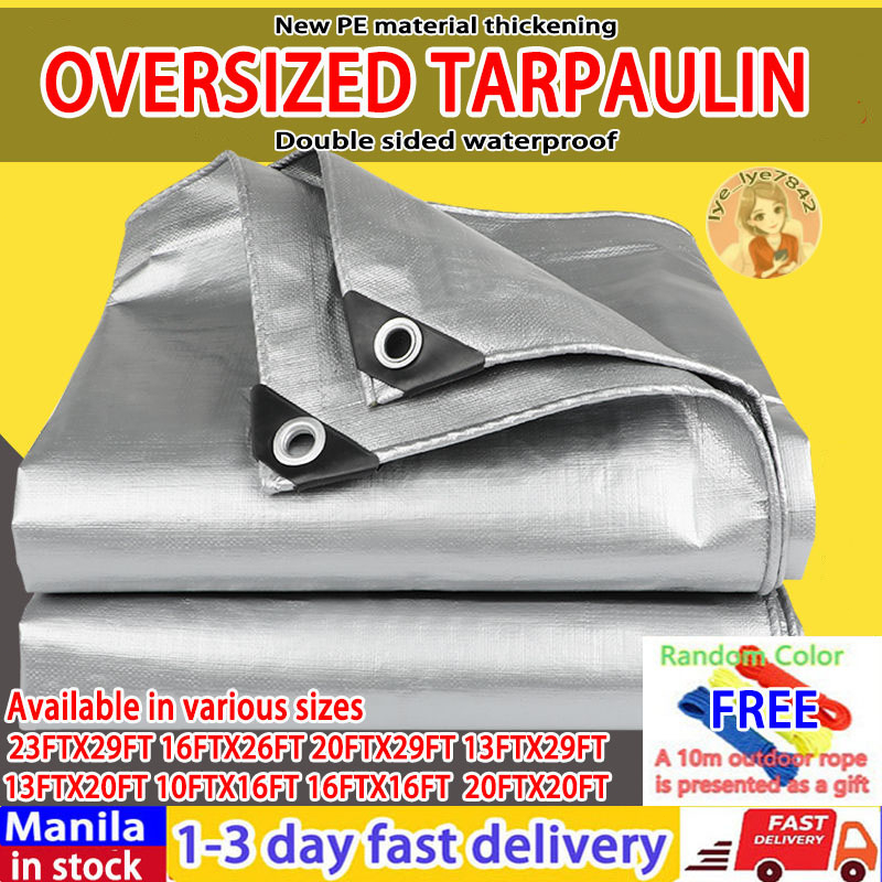 Large size tarp 23ftx29ft Tarpaulin Camping Tarpaulin, Waterproof,Tea ...