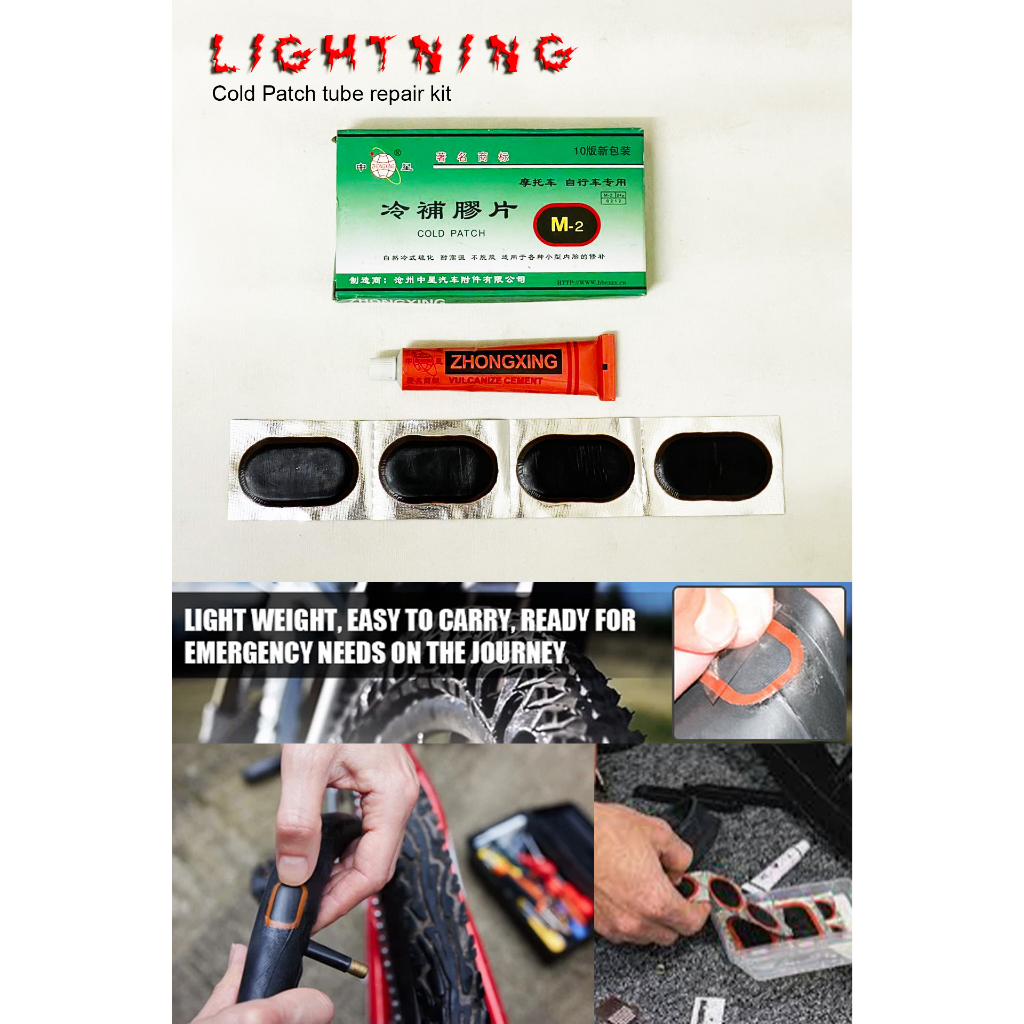 Tube repair kit zhong xing rubber tire patch tire repair rubber patch ...